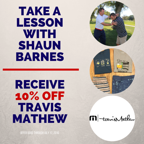 Lesson Special with PGA Professional, Shaun Barnes - Haggin Oaks