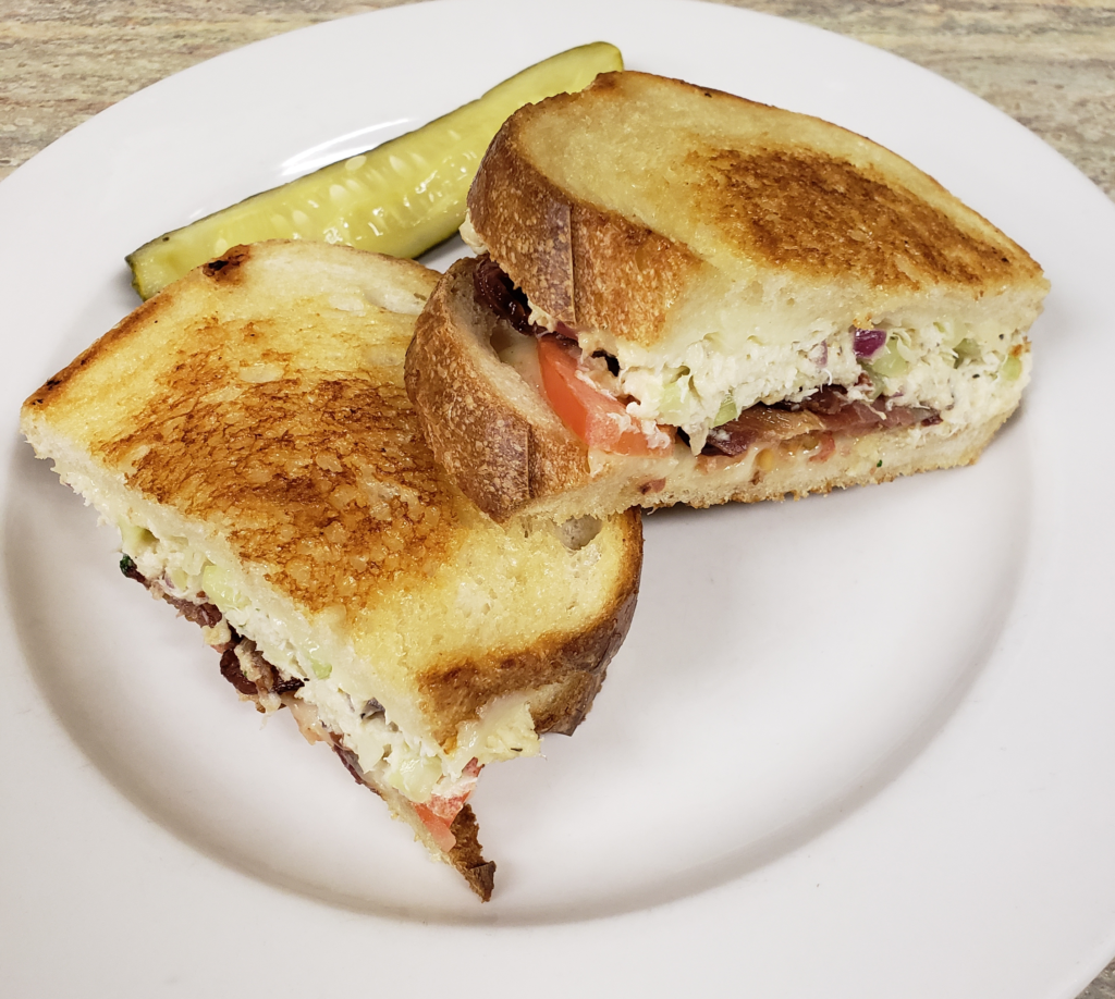 Bacon Crab Melt Panini - Haggin Oaks