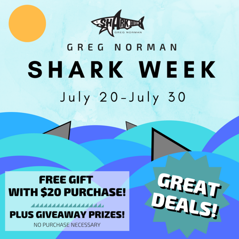 Dun, dun... Greg Norman Shark Week from July 20-July 30 - Haggin Oaks