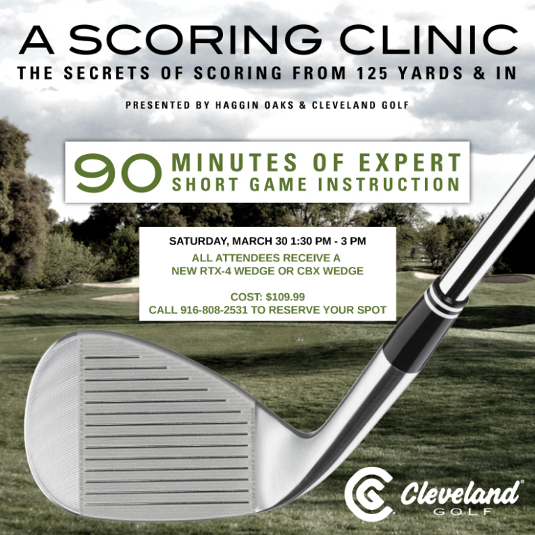Cleveland Golf Scoring Clinic on Saturday, March 30 - 1:30 pm- 3 pm ...