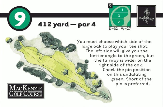 How to Play Hole 9 at Haggin Oaks Golf Course - Haggin Oaks