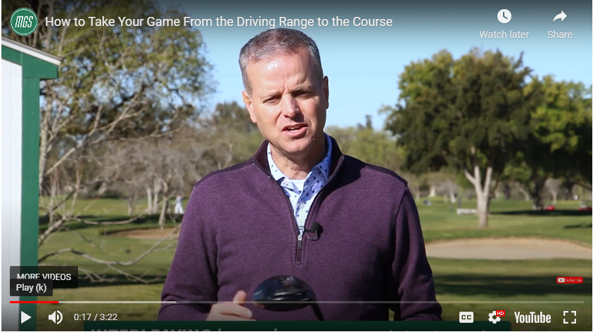 How to Take Your Golf Game From the Driving Range to the Course ...