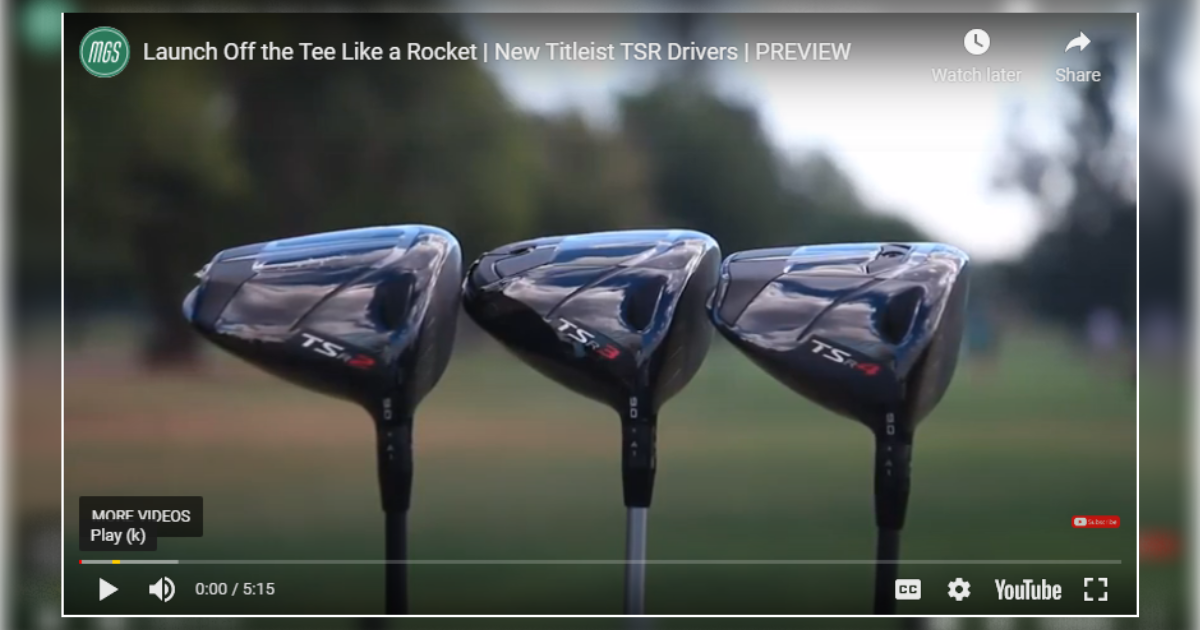 Which of the New TSR Driver is right for you? - Haggin Oaks