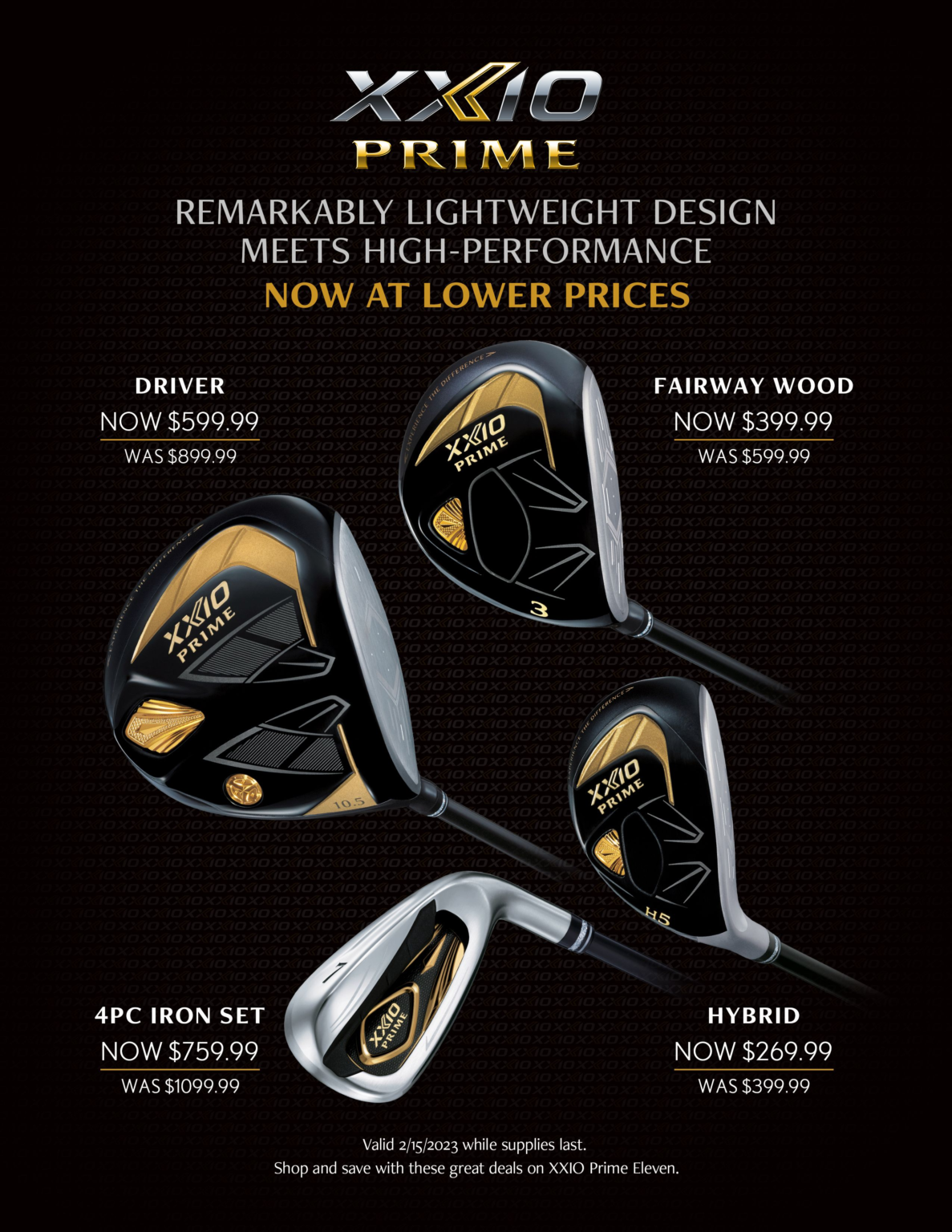 XXIO Prime 11 Price Drop At Haggin Oaks! - Haggin Oaks