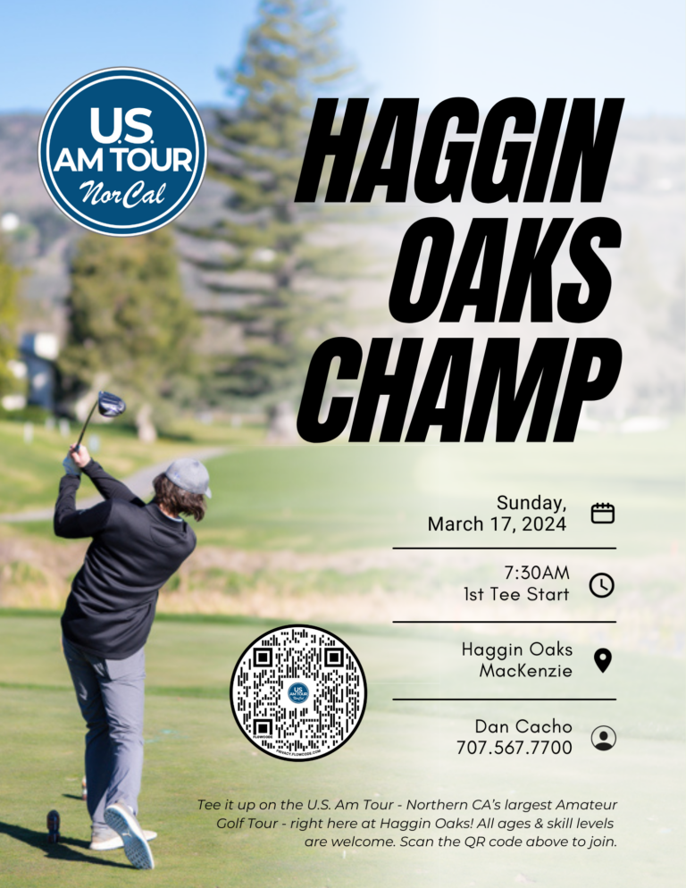 U.S. AM Tour Is Making a Stop at Haggin Oaks Golf Complex - Haggin Oaks