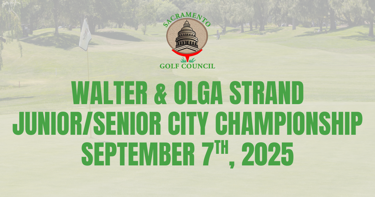 77th Annual Walter & Olga Strand Junior/Senior City Championship ...