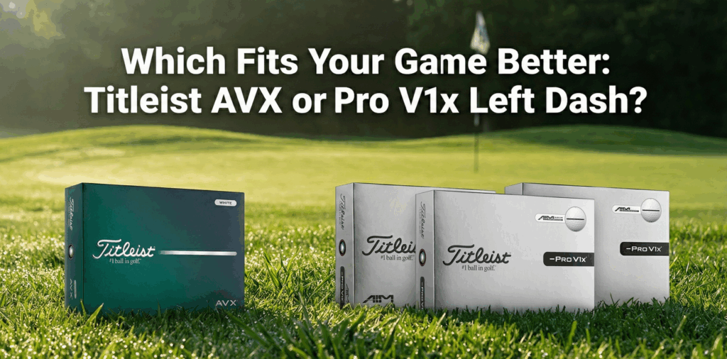 Which Fits Your Game Better: Titleist AVX or Pro V1x Left Dash ...